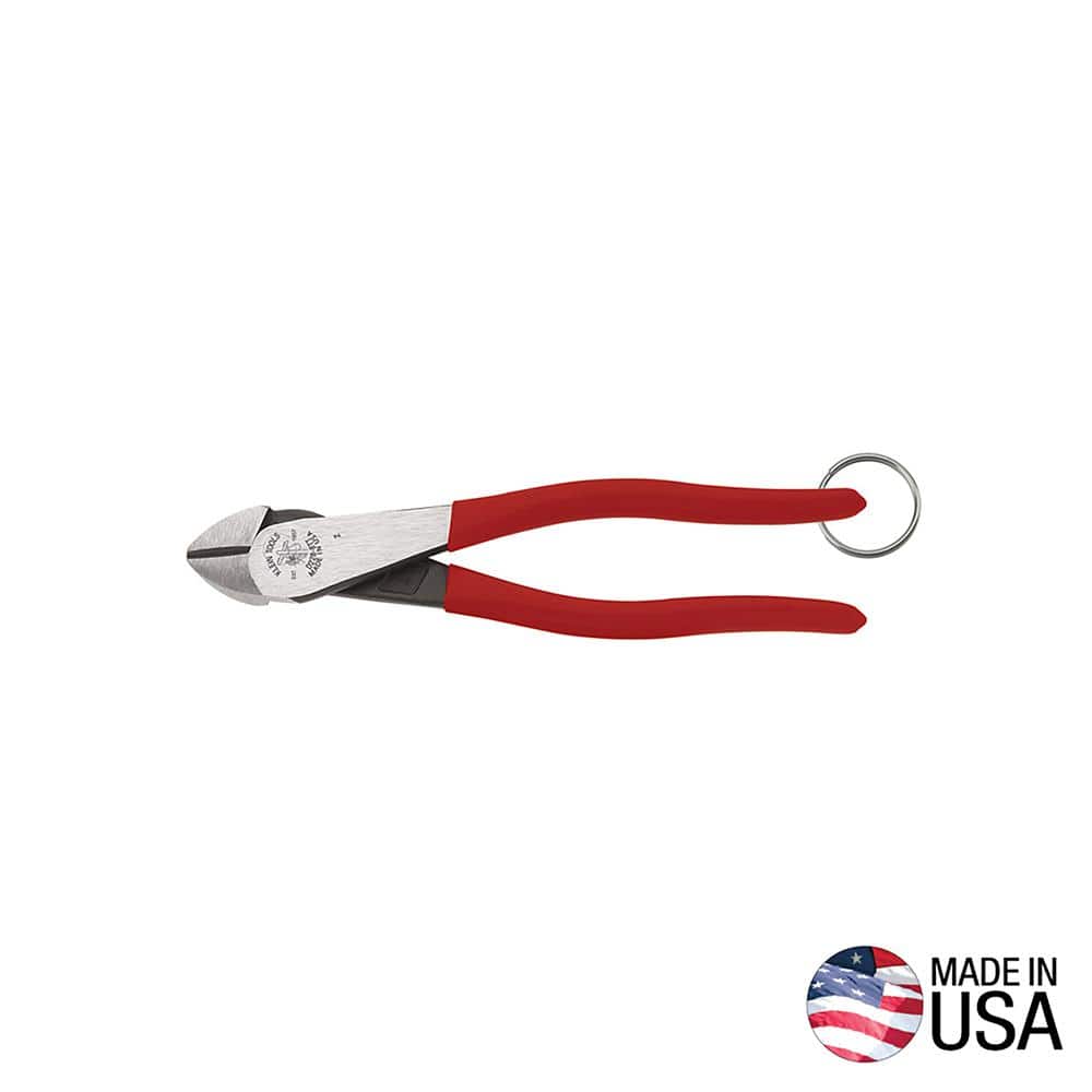 Klein Tools High Leverage Diagonal Cutters with Ring D228 8TT The Home Depot