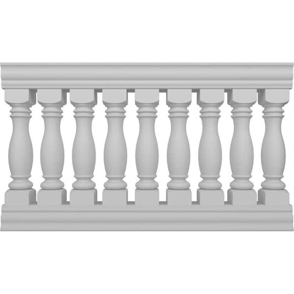 Ekena Millwork Fiberthane Embassy Balustrade 60 in. L x 38 in. H ...