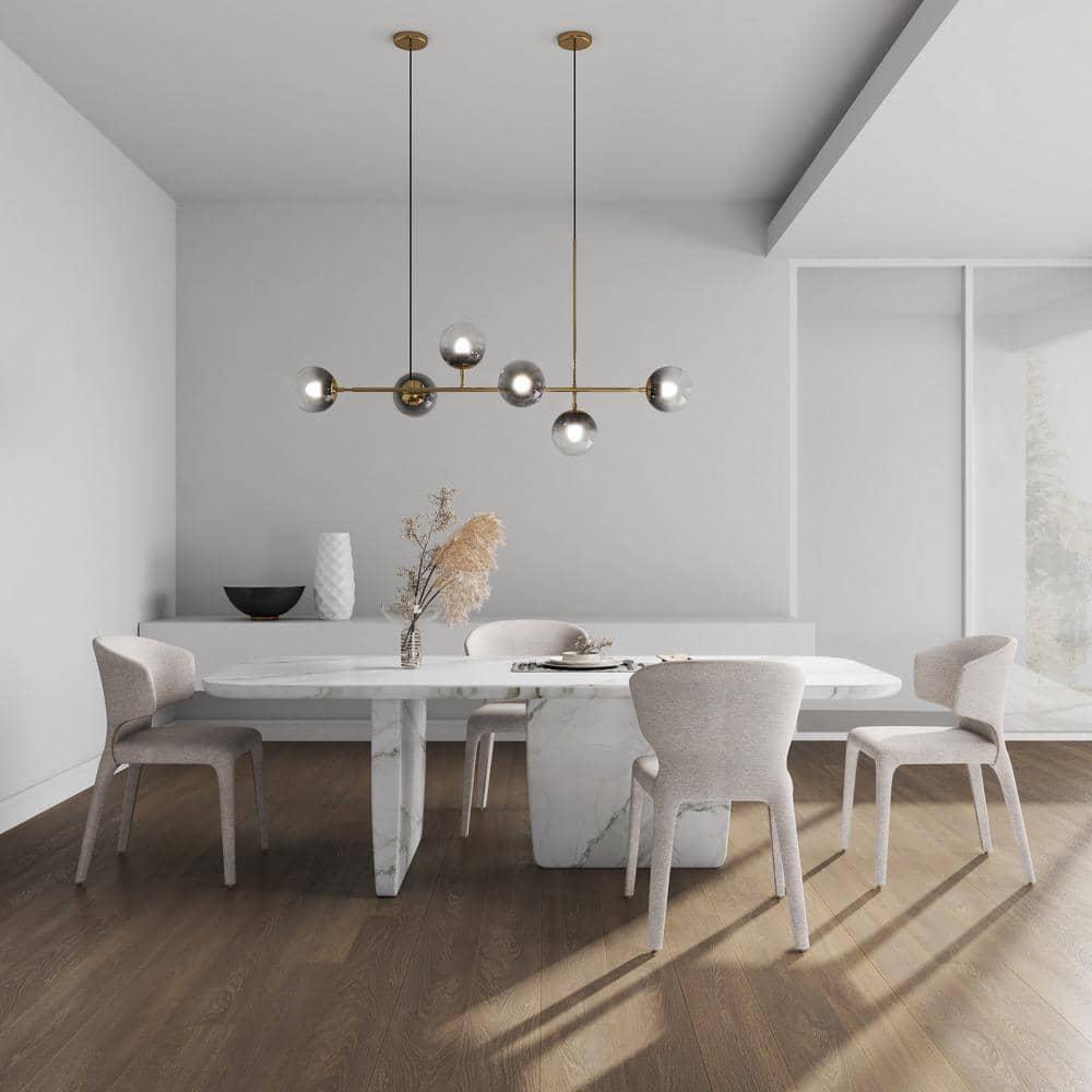 Manhattan Comfort Conrad Mid-Century Modern Wheat Woven Tweed ...