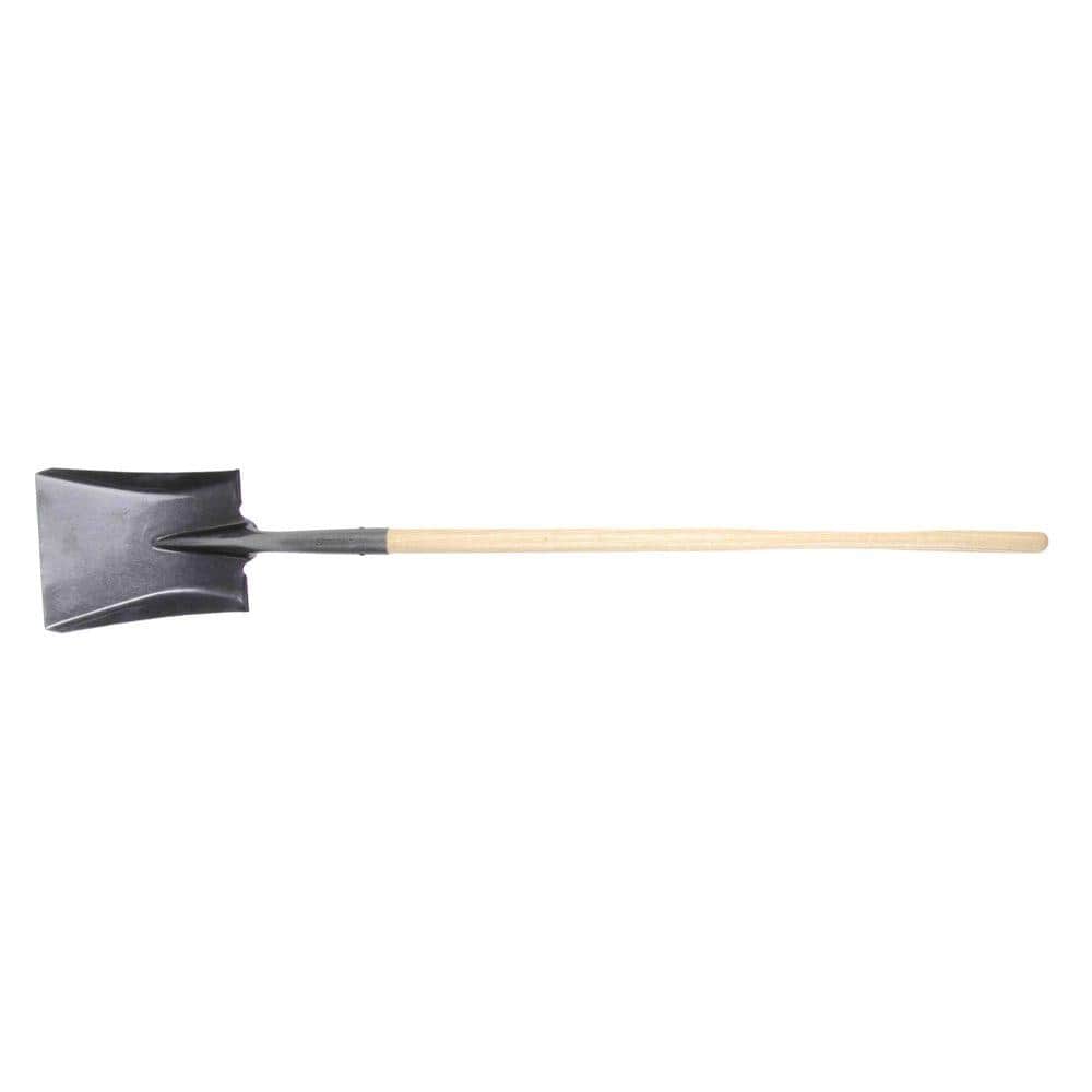 Anvil 44 in. Wood Handle Transfer Shovel 618004 - The Home Depot
