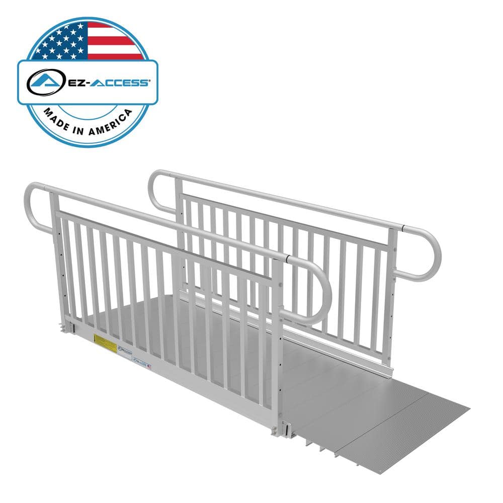 EZ-ACCESS PATHWAY 3G 6 ft. Wheelchair Ramp Kit with Solid Surface Tread ...