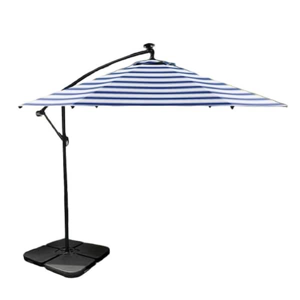 Wellco 9.83 ft. DIA UV 50+ Tilt Adjustable Built-in LED Light Base ...