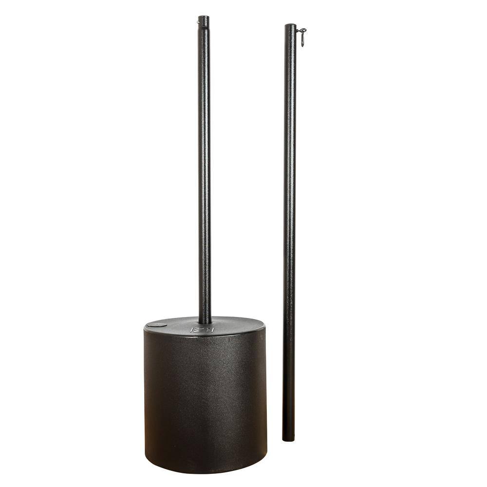 ALLSOP 9.5' Heavy-Duty String Light Pole Stand with Freestanding Tank ...