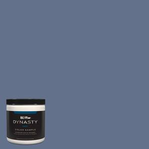BEHR DYNASTY 1 gal. #600F-6 Atlantic Blue Satin Enamel Exterior Stain ...