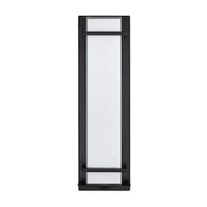 Millennium Lighting 20 in. Tall 1-Light Powder Coated Black Integrated ...