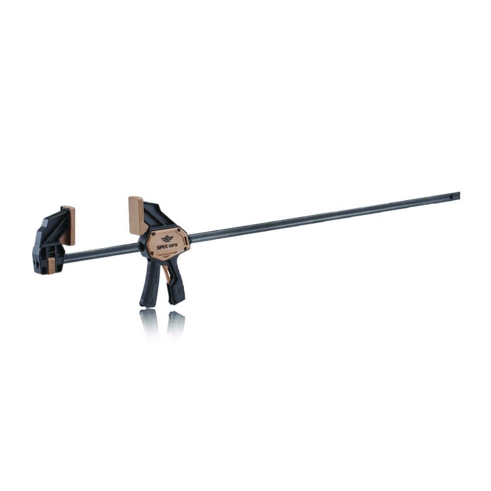SPEC OPS 37 in. 330 lbs. Trigger Clamp, Large 1-Handed Clamp, 37-1/8 in ...