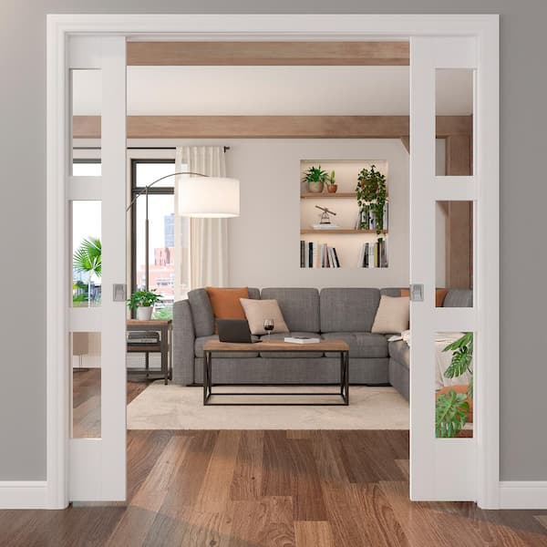Modern Glass Pocket Doors