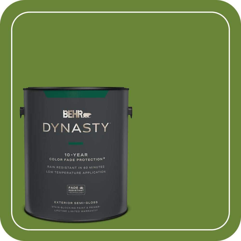 BEHR DYNASTY 1 gal. #P370-7 Sun Valley Semi-Gloss Exterior Stain ...