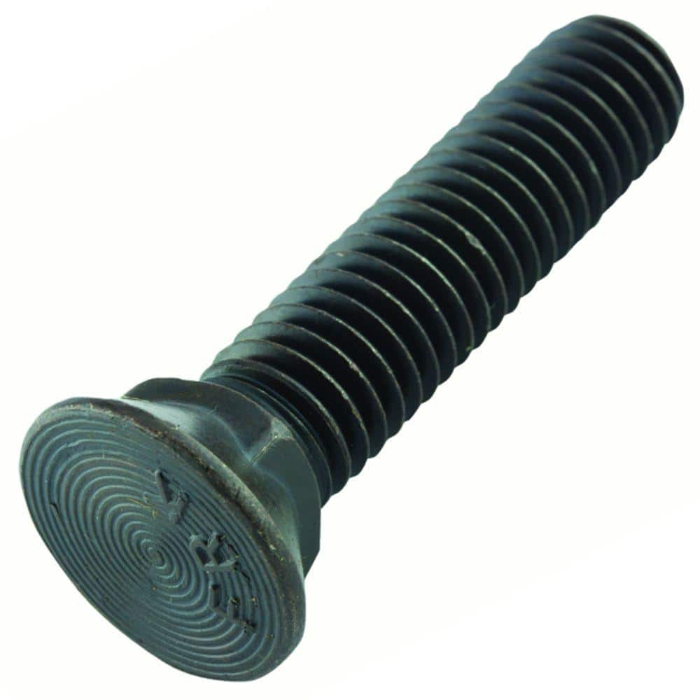 Everbilt 3/8 in. x 2 in. Plain Plow Bolt (25-Piece per Box) 86610 - The ...