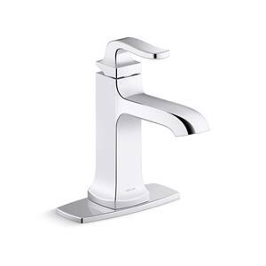 KOHLER Rubicon 8 in. Widespread Double Handle High Arc Bathroom Faucet in Polished Chrome R29406 ...