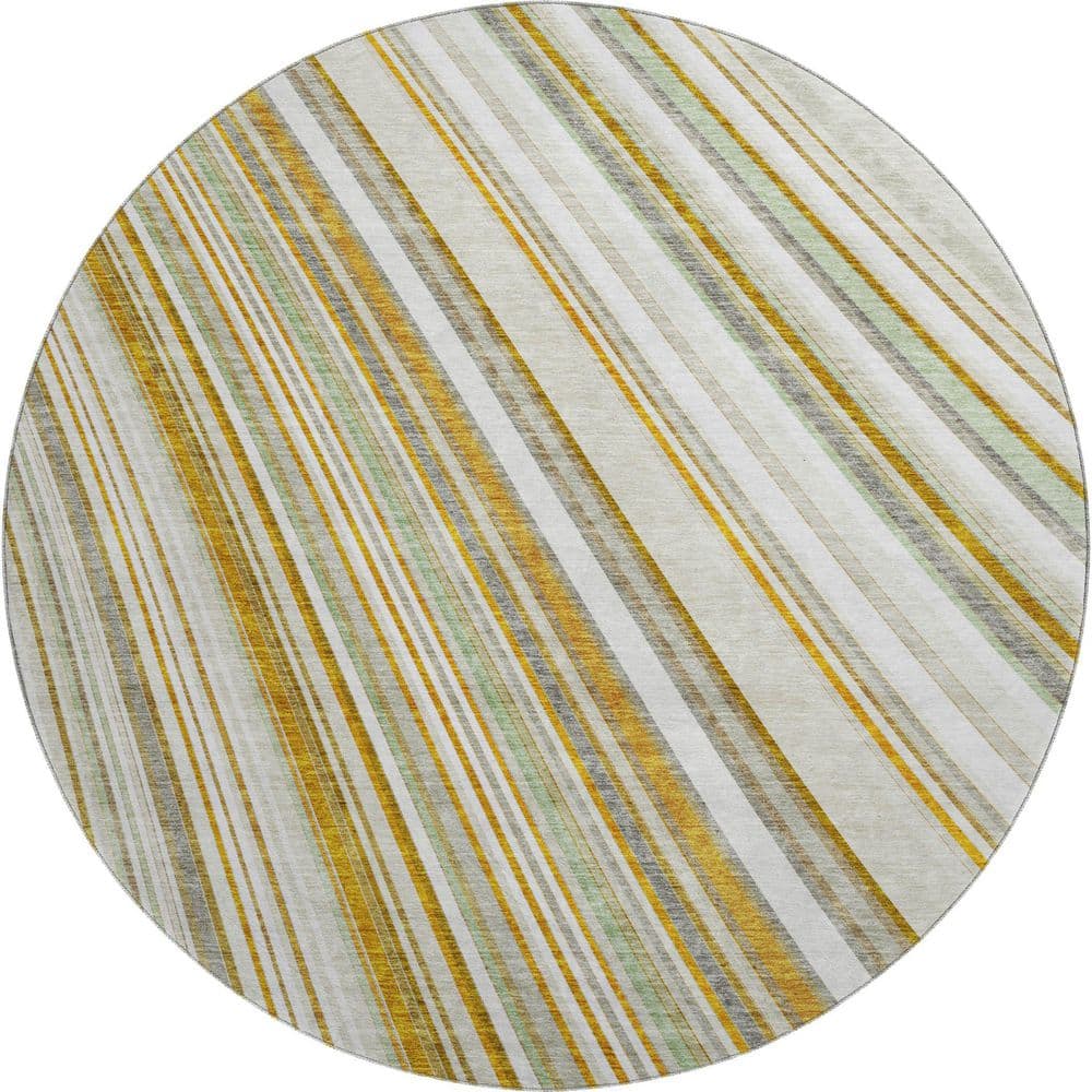 Addison Rugs Mayfield Premium Machine Washable Abstract AMF981 Linen 8 ...