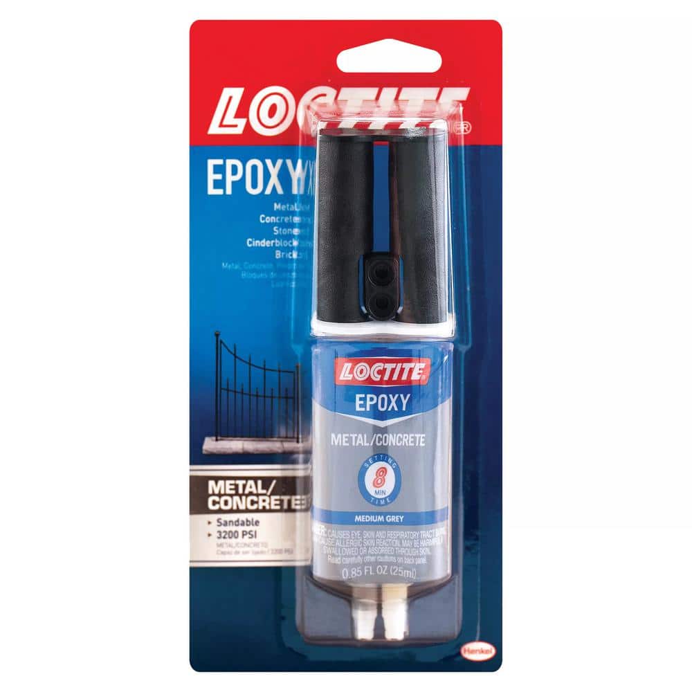Reviews for Loctite Metal and Concrete 8-Minute Epoxy 0.85 oz. Grey ...