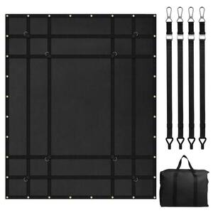 VEVOR 4.2 ft. x 5.5 ft. Cargo Net w/Cam Buckles and S-Hooks/Chain ...