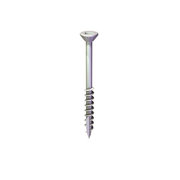 #8 x 2 in. Square Flat Head Wood Screw (1 LB Box) 20755 - The Home Depot