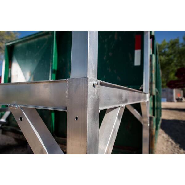 EZ-ACCESS FORTRESS 23 in. to 34 in. H OSHA Compliant Aluminum 3-Riser ...