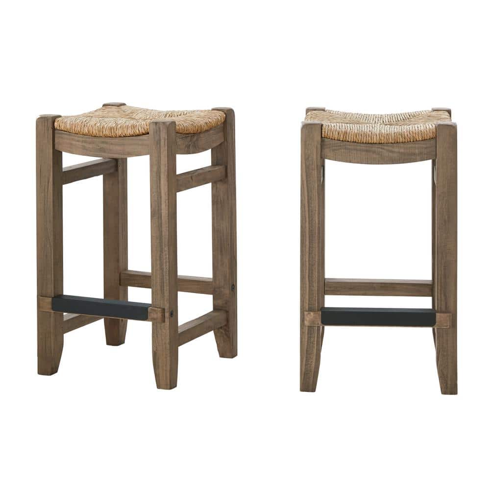 Rush weave counter stool store