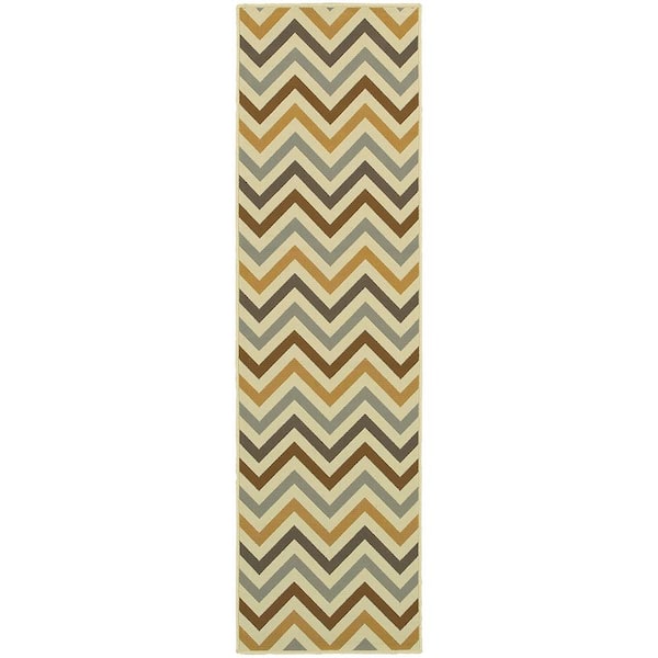 Home Decorators Collection Breakwater Multi 2 ft. x 8 ft. Indoor ...