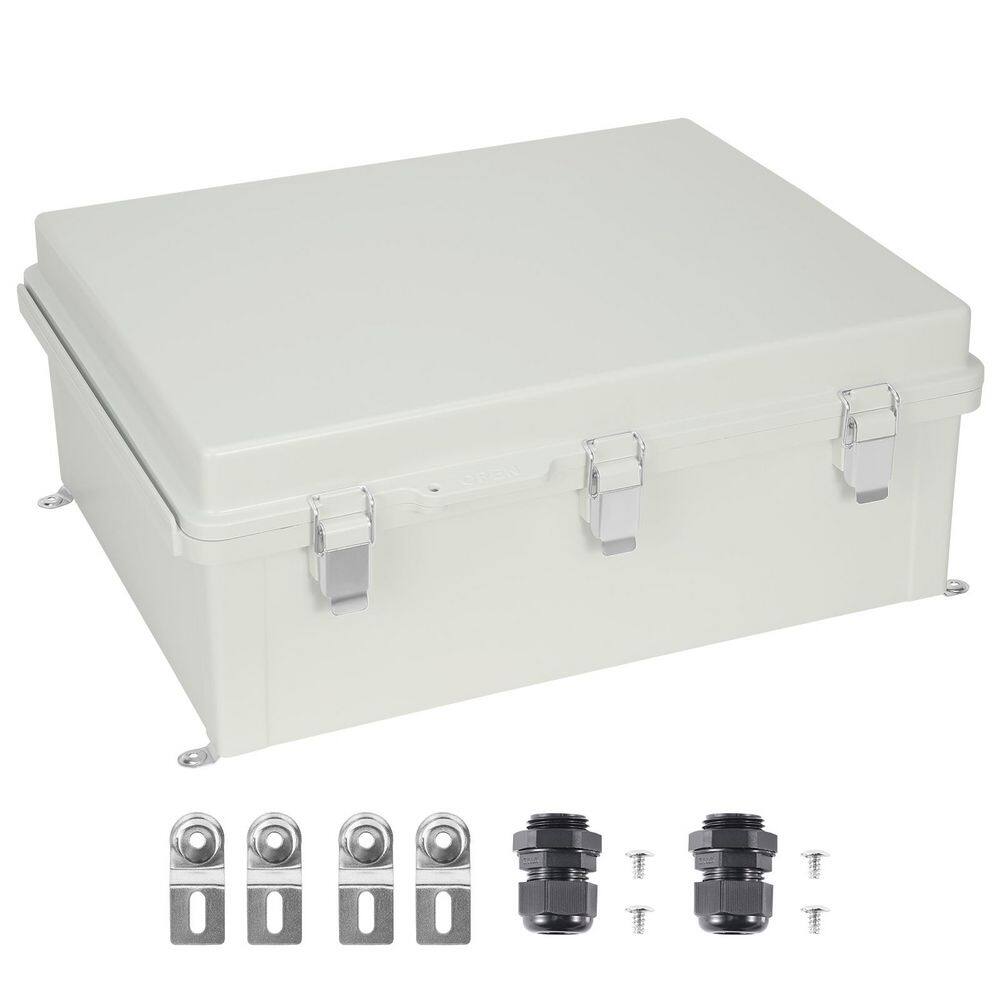 SKYSHALO Outdoor Electrical Junction Box, 20.87 x 16.9 x 7.87 in. ABS ...