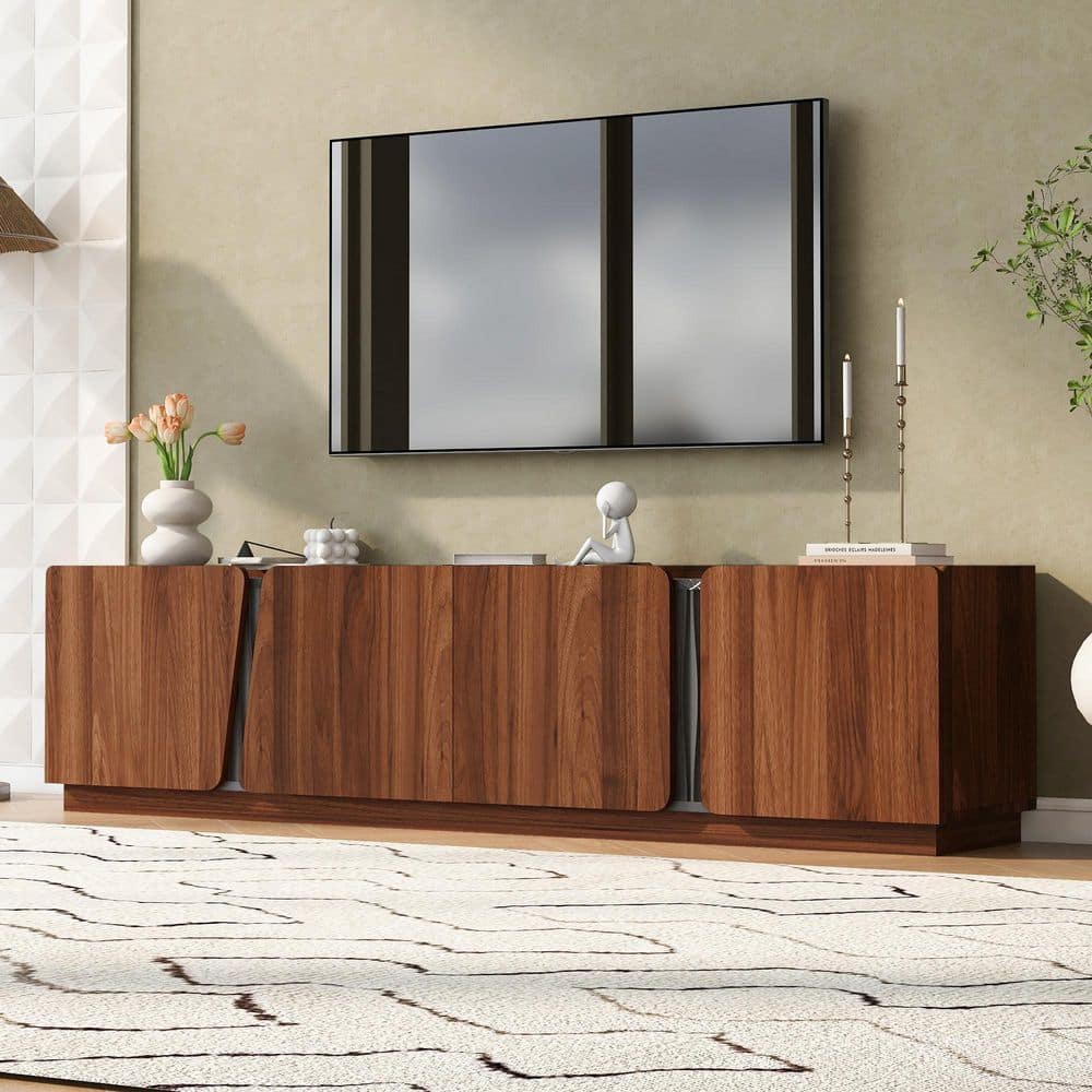 Harper & Bright Designs Modern Tiger 18.9 in. H Storage Cabinet with ...