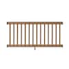 ProWood 6 ft. Walnut-Tone Southern Yellow Pine Rail Kit with B2E ...