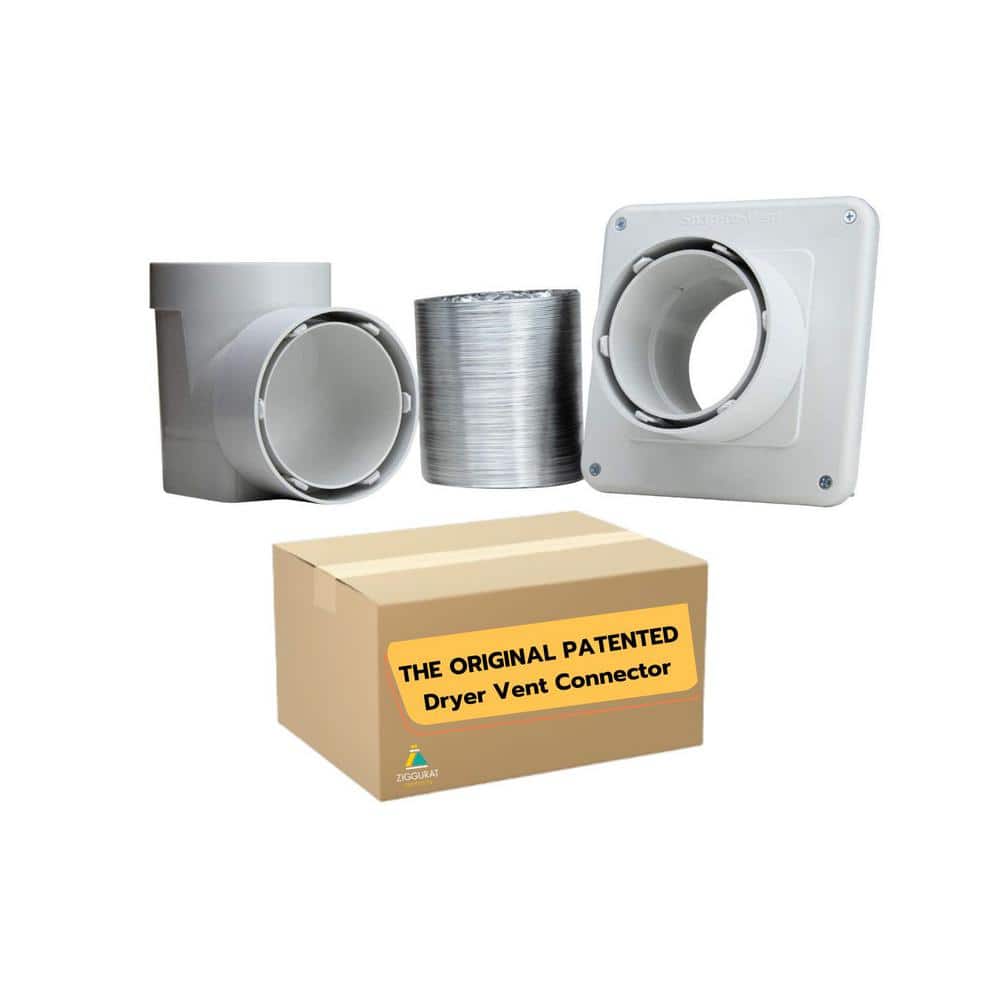 Snap to Vent 4 in. Deluxe Connector Kit for Dryer Vent Connection STV ...
