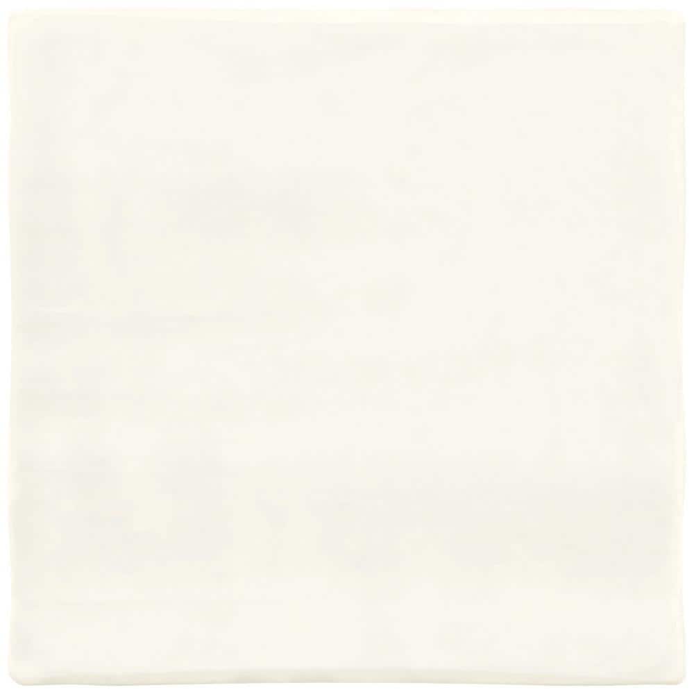 Daltile Artcrafted Coconut 4 in. x 4 in. Glossy Ceramic Wall Tile ...