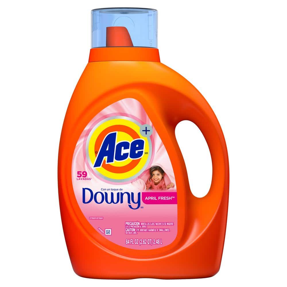 Ace April Fresh with Downy Scent Liquid Laundry Detergent, 59-Loads, 84 ...