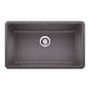 Blanco PRECIS Undermount Granite Composite 30 in. Single Bowl Kitchen ...