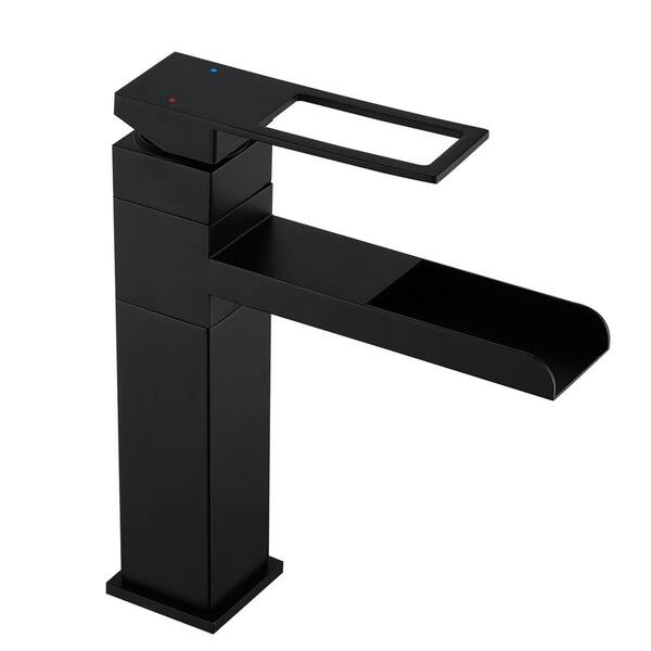 ruiling Single Handle Single Hole 360° Rotating Waterfall Spout ...