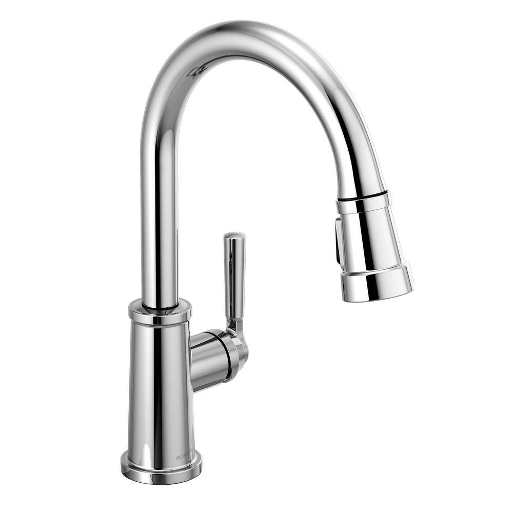 Touch On Kitchen Sink Faucets Peerless Westchester Single Handle Spring