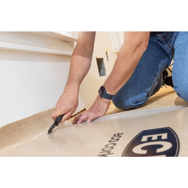 Eco Cork Foam 300 sq. ft. 3 ft. x 100 ft. x3.2mm Waterproof Premium ...