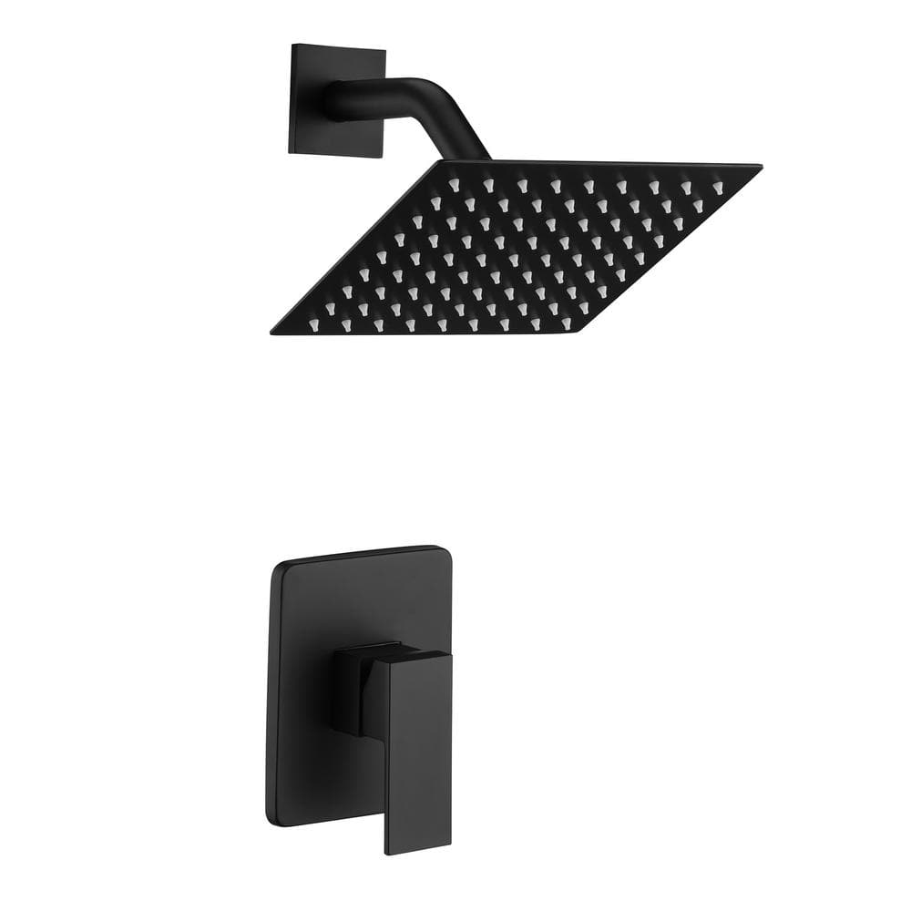 SUMERAIN Modern 1-Handle 1-Spray Shower Faucet 1.8 GPM with Corrosion ...