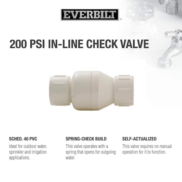 Sprinkler Check Valve Home Depot
