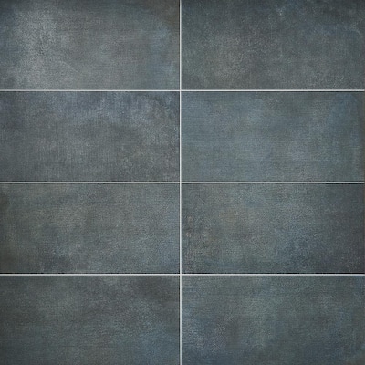 12x24 - Blue - Porcelain Tile - Tile - The Home Depot