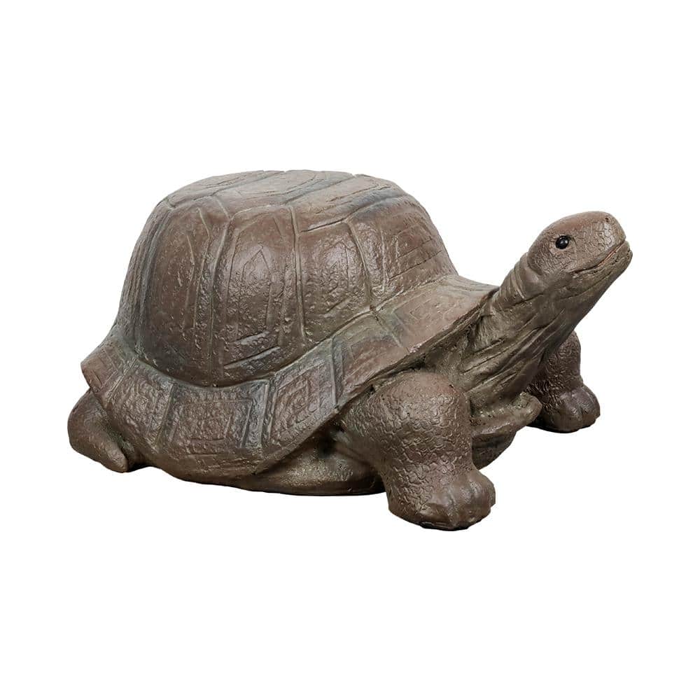 Watnature Cement Turtle Statues for Garden 10.6" x 15.3" x 22" Concrete ...