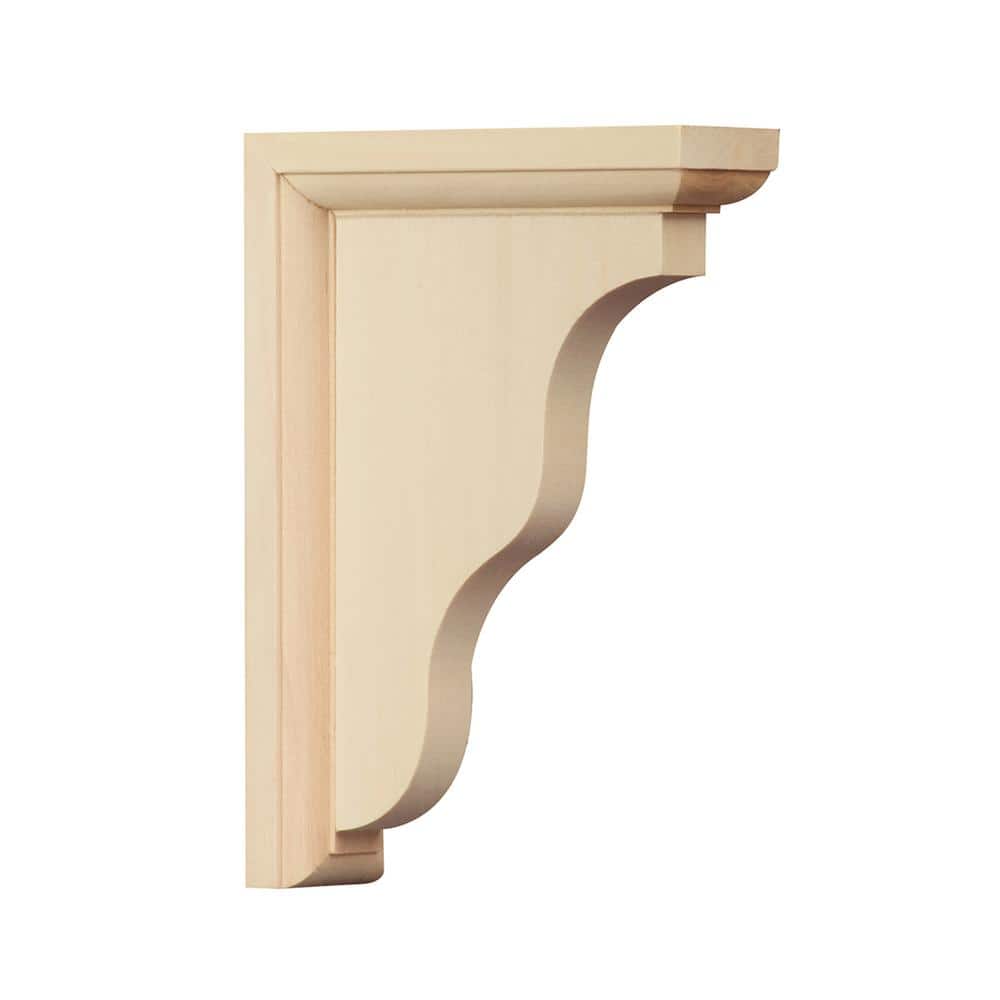 Waddell Two-Way Bracket - 1.5 in. x 7 in. x 5 in. - Sanded Unfinished ...