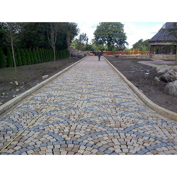 Pink Cobblestone Pavers