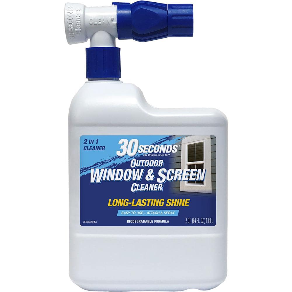 30 Seconds 64 oz. Outdoor Ready to Spray Window and Screen Cleaner ...