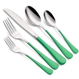 20-Piece Retro Stainless Steel Serving Set-Cutlery Set, Vintage ...