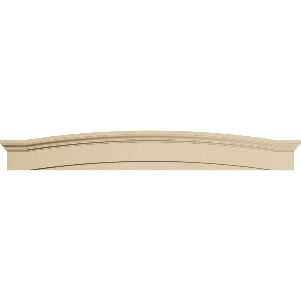 Ekena Millwork 76 in. W x 10-1/2 in. H x 2-3/4 in. P Eyebrow Signature ...