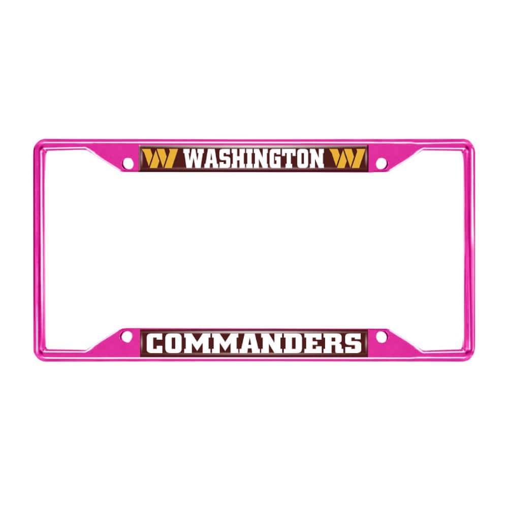 FANMATS Universal Fit NFL - Washington Commanders License Plate Frame ...