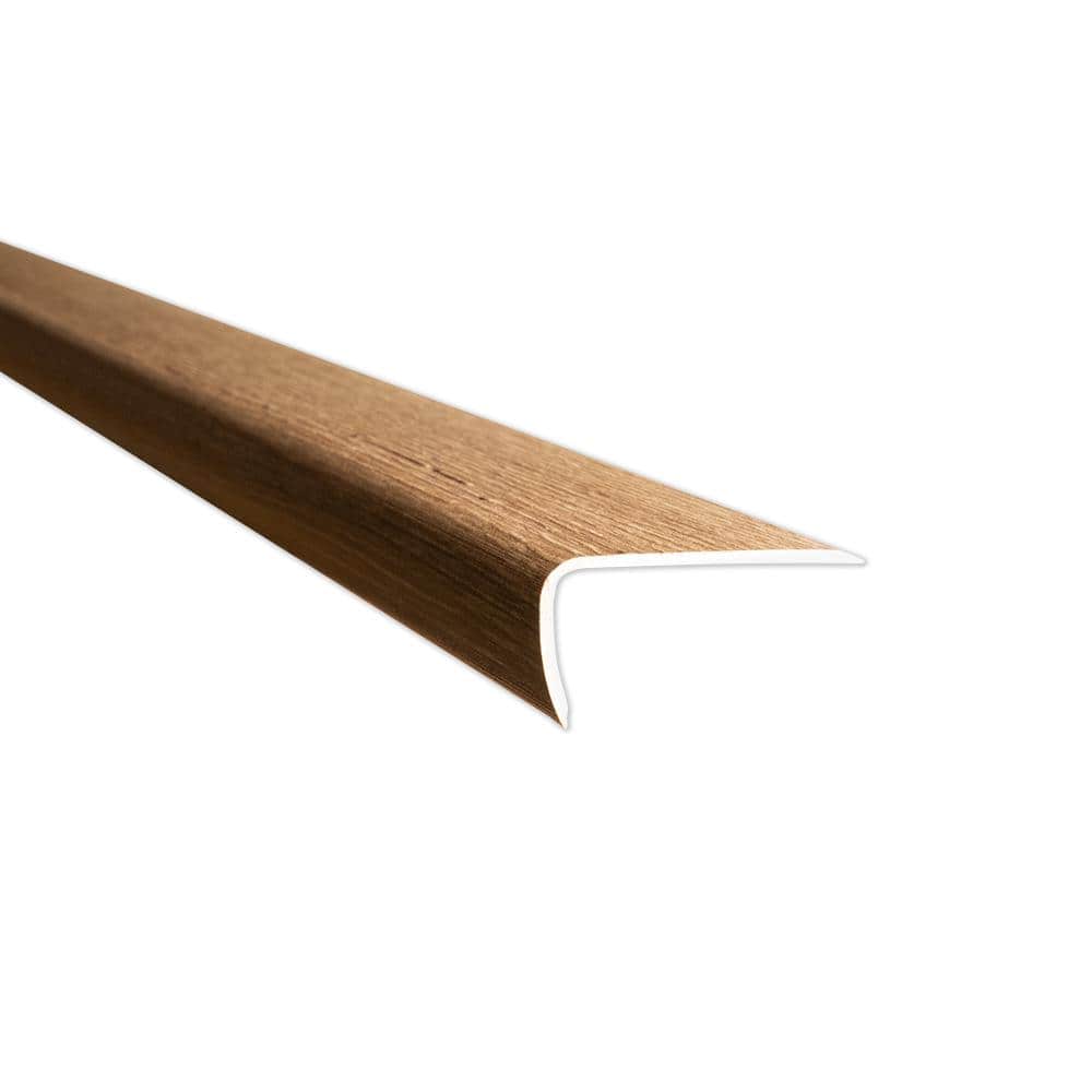 INHAUS SURFACES Stratton Oak Hybrid Resilient 1.0 in. T x 2.0 in. W x ...