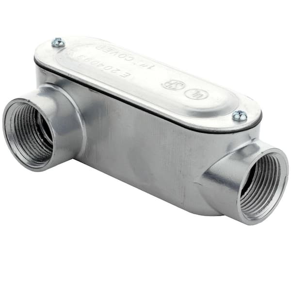 Commercial Electric 1 in. Rigid Metal Conduit (RMC) Threaded Conduit ...