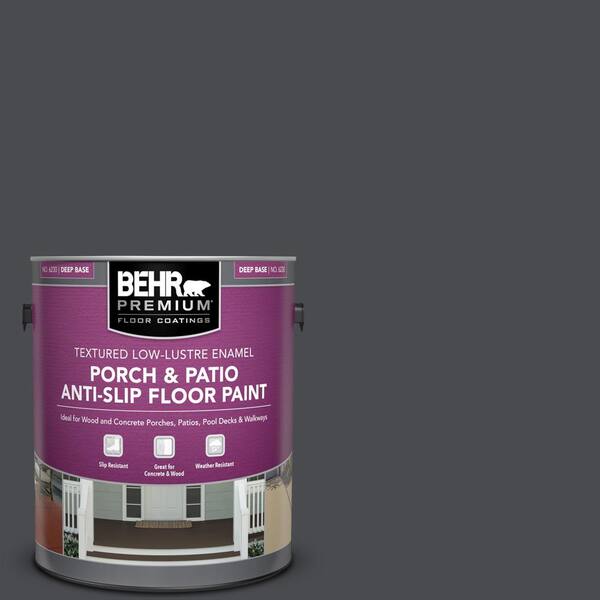 BEHR PREMIUM 1 gal. #N500-7 Night Club Textured Low-Lustre Enamel ...