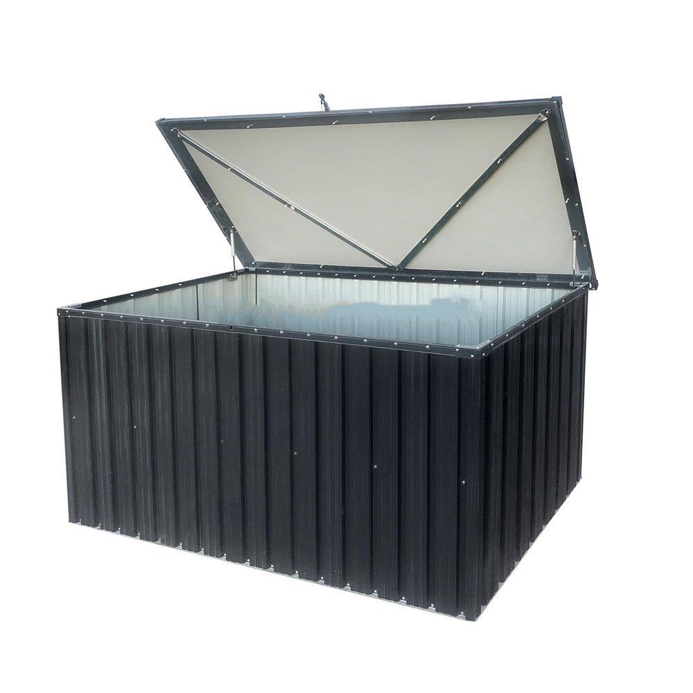 Coporesell 344 Gal. Metal Deck Box CLSTSDB01-344B - The Home Depot