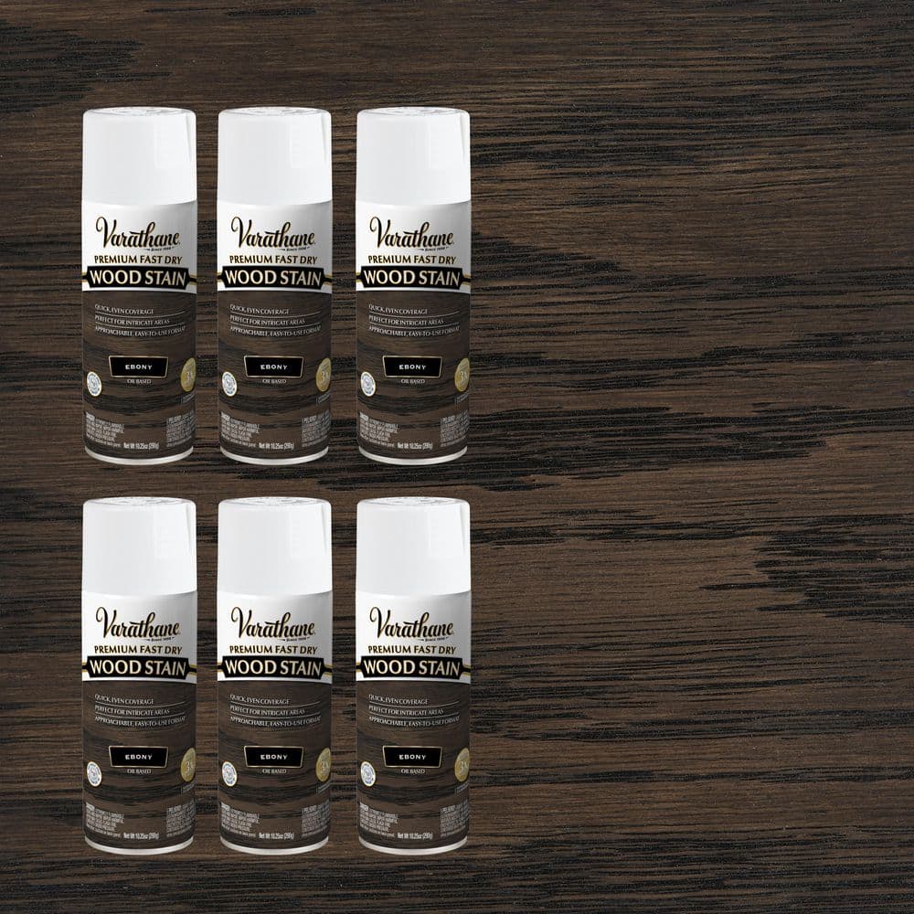 Varathane 10.25 Ebony Interior Wood Stain Spray (Case of 6) 385552 ...