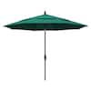 California Umbrella 11 ft. Bronze Aluminum Market Patio Umbrella with ...