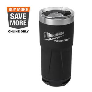 Milwaukee PACKOUT Black 30 oz. Tumbler 48-22-8393B - The Home Depot