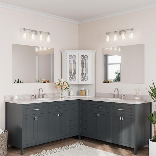 KeonJinn 40 in. W x 30 in. H Rectangular Bathroom Mirrors Frameless ...