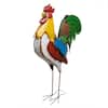 Alpine Corporation Multi-Color Metal Jumbo Rooster Decor JUM290 - The ...